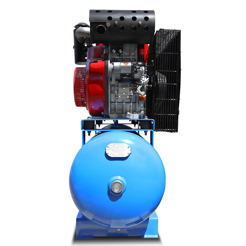 Lincoln L13150KD 13HP 150L Triple Piston Belt Driven Diesel Powered Air ...