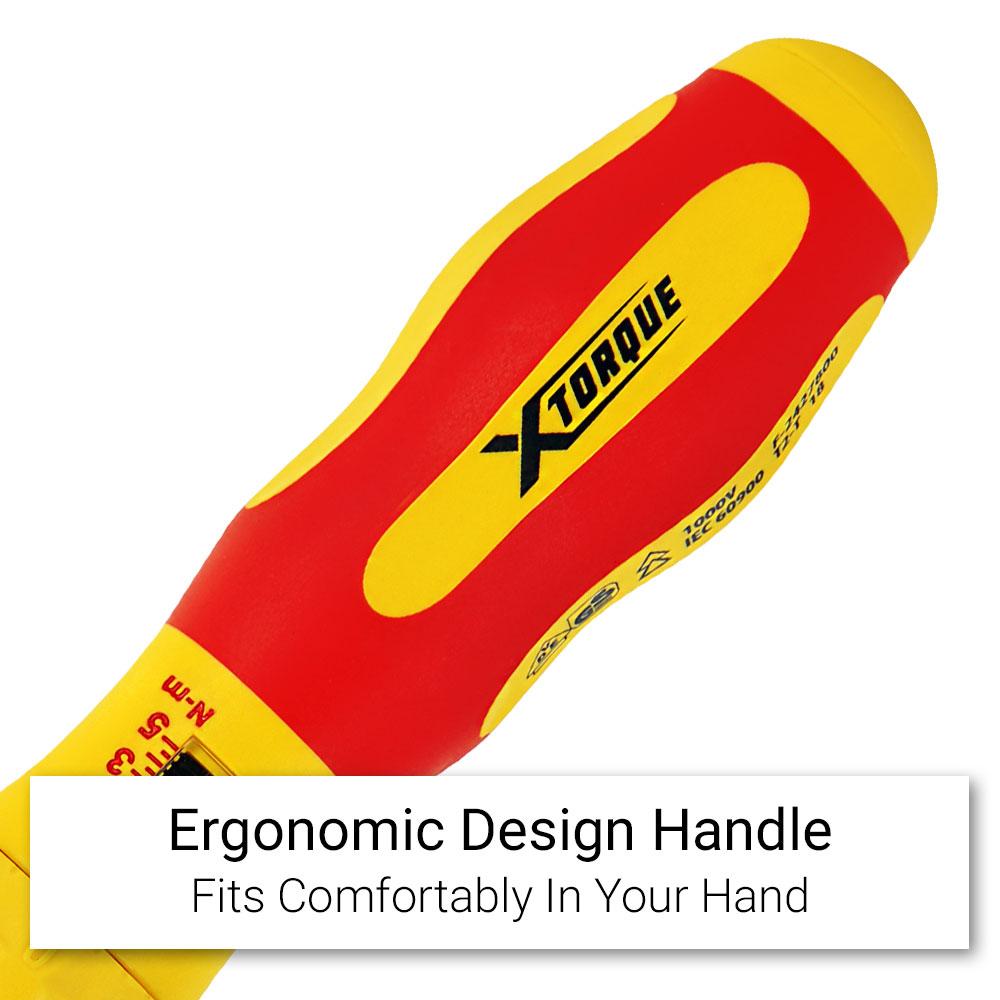 Xtorque X9ISS 9pce VDE Insulated 1-5Nm Torque 1000v Screwdriver Set