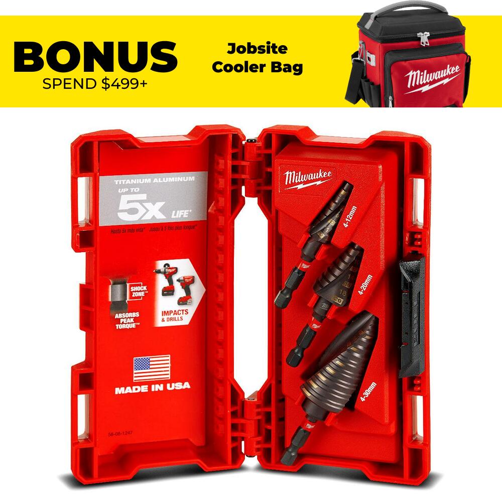 step drill bit milwaukee