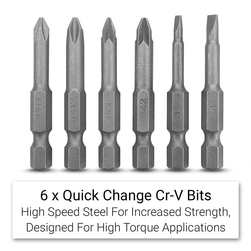 Xtorque XTTD14 14pce HSS 3-In-1 Combination Tap/Drill Countersink & Cr ...