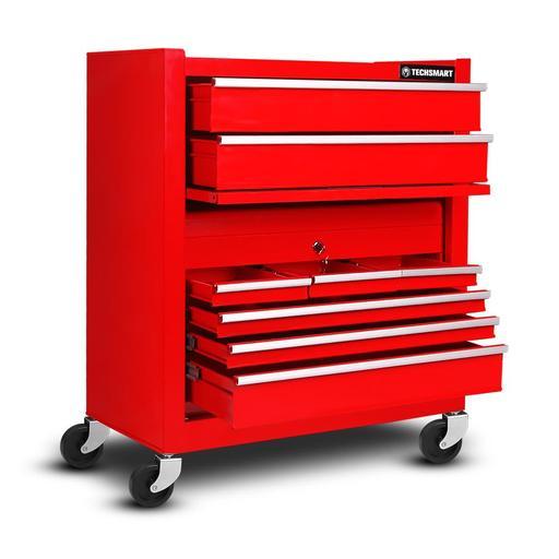 Techsmart D7DTCK 27" 8 Drawer Top and Bottom Tool Chest Kit