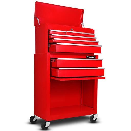 Techsmart D7DTCK 27" 8 Drawer Top and Bottom Tool Chest Kit