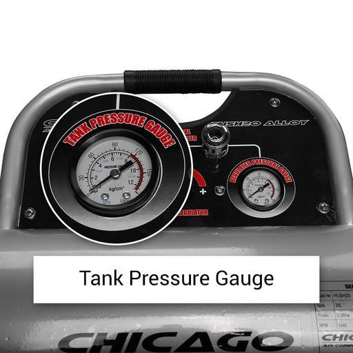 Chicago Air HUSH20 20L Aluminium Silenced Air Compressor