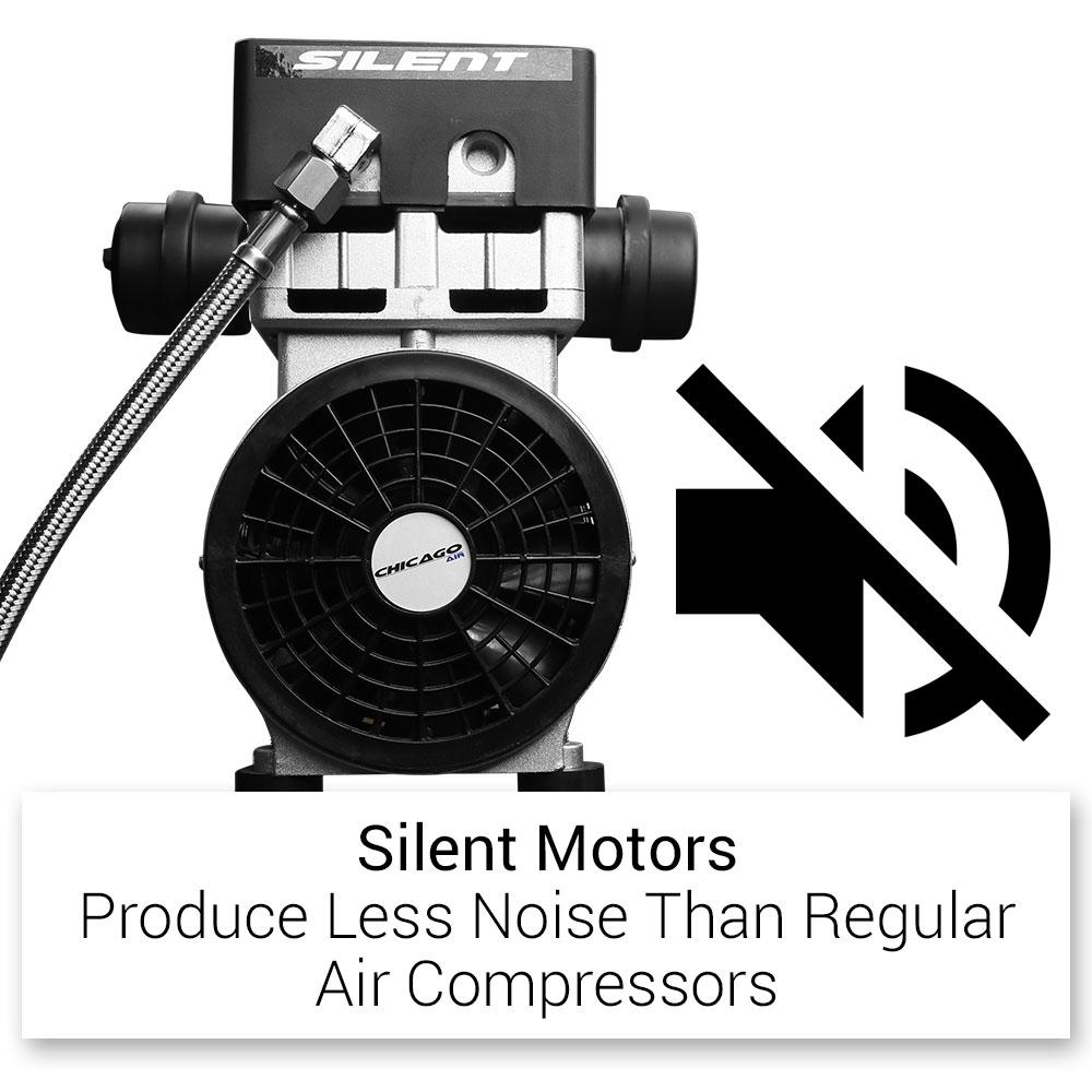 Chicago Air HUSH30 30L Aluminium Silenced Air Compressor