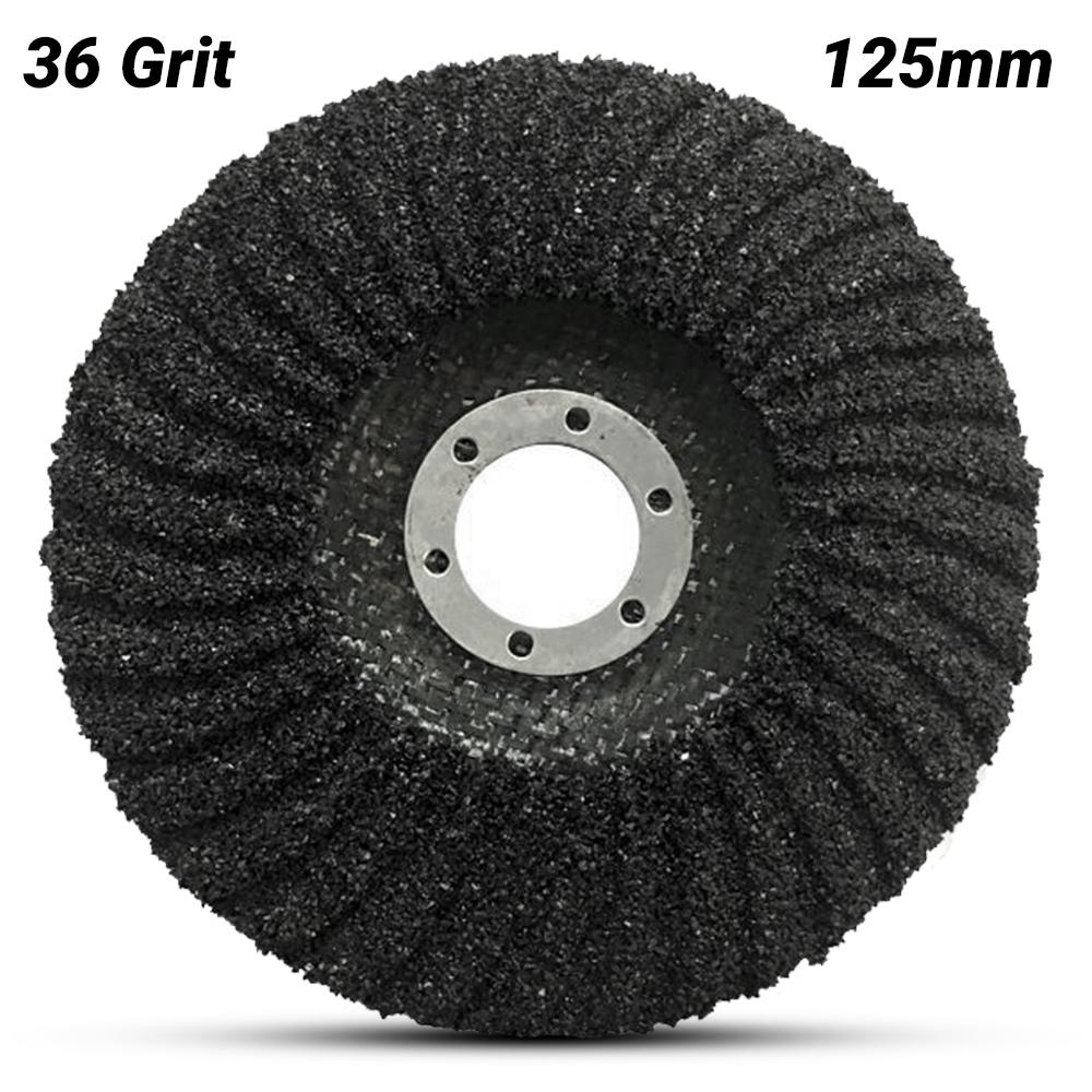 PFERD 75600564 125mm (5") Concrete / Stone Zec Type Superflex 36 Grit ...