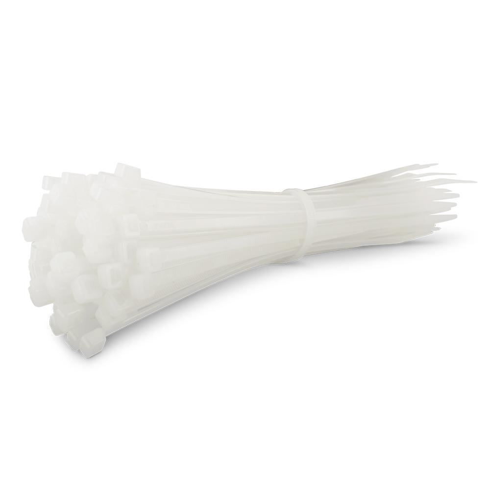 Fixed Fasteners FNCT200 100-Pack 200mm x 4.6mm Natural Nylon Cable Tie