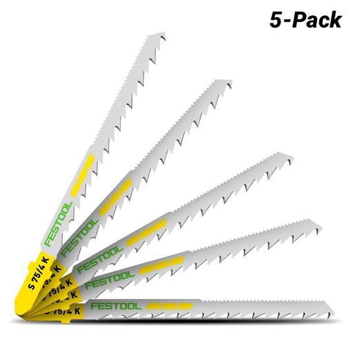 Festool 204265 5-Pack Jigsaw Blades