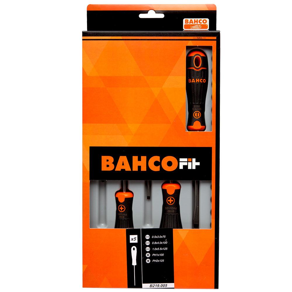 Bahco B219.005 5pce BahcoFit Screwdriver Set