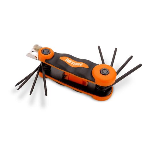 Daytona D8FTRX 8pce Folding Hex Key Torx Wrench Set T5-T20