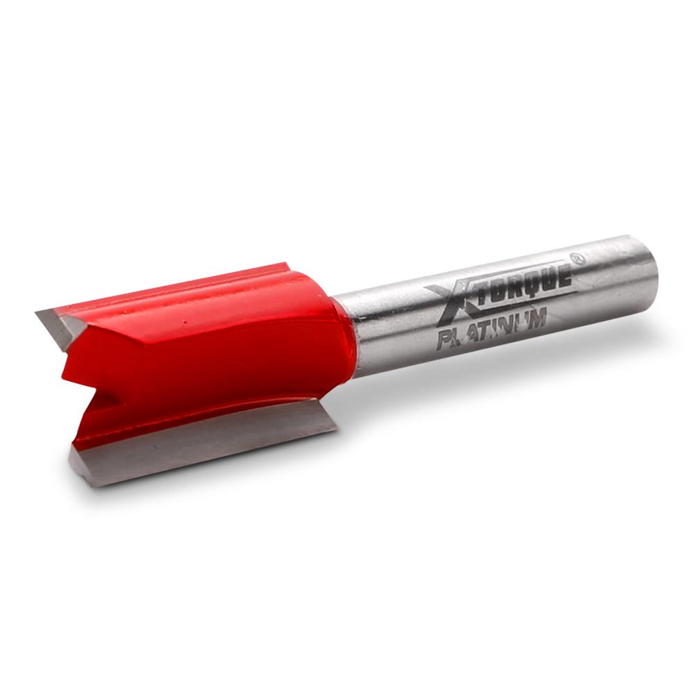 Xtorque XP1314 Platinum 13mm Straight Double Flute 1/4" Shank Router Bit