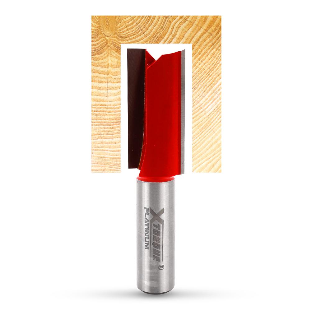 Xtorque XP1912 Platinum 19mm Straight Double Flute 1/2" Shank Router Bit