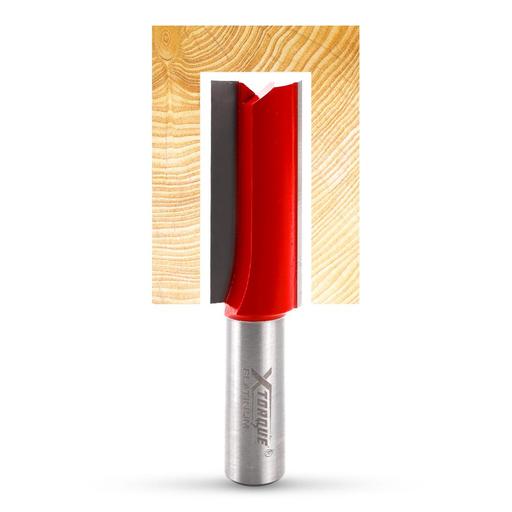 Xtorque XP1922 Platinum 19mm Straight XL Double Flute 1/2" Shank Router Bit