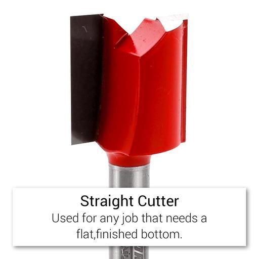 Xtorque XP1814 Platinum 18mm Straight Fluted 1/4" Shank Router Bit