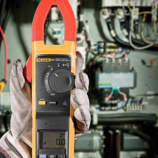Fluke FLUKE-381 (3610452) Remote Display True RMS AC/DC Clamp Meter ...