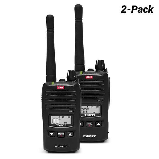 GME TX677QP 4-Pack 2W UHF CB Handheld Radio