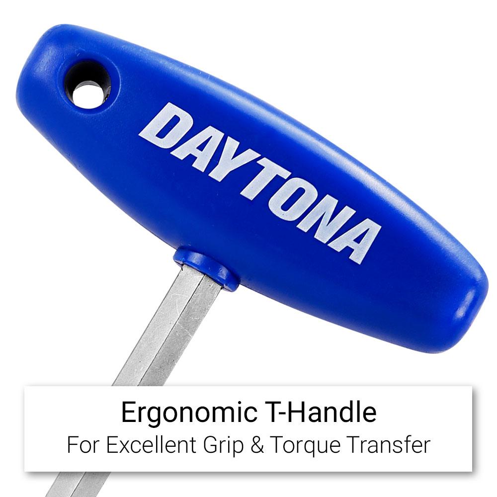 Daytona D8THXAF 8pce Ball Point T-Handle Hex Key Metric Wrench Set