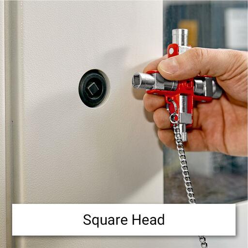 Knipex 001106 9-in-1 Universal Control Cabinet Key