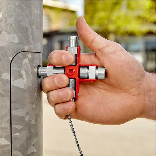 Knipex 001106 9-in-1 Universal Control Cabinet Key