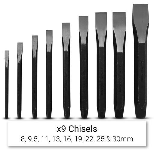 Daytona D26CPS 26pce Chrome Vanadium Cold Punch & Chisel Set