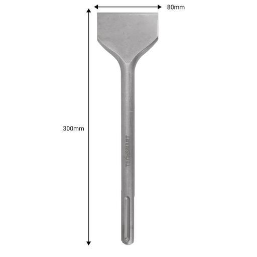 Techsmart T30MFC 300mm x 80mm SDS-MAX Flat Chisel