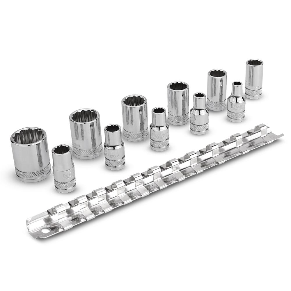 Daytona D14METSET 11pce 1/4" Drive 12 Point 4-14mm Metric Socket Set
