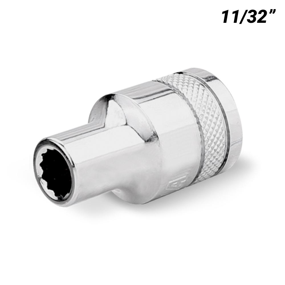 Daytona DI121132SS 1/2" Drive 12 Point 11/32" AF Imperial Socket
