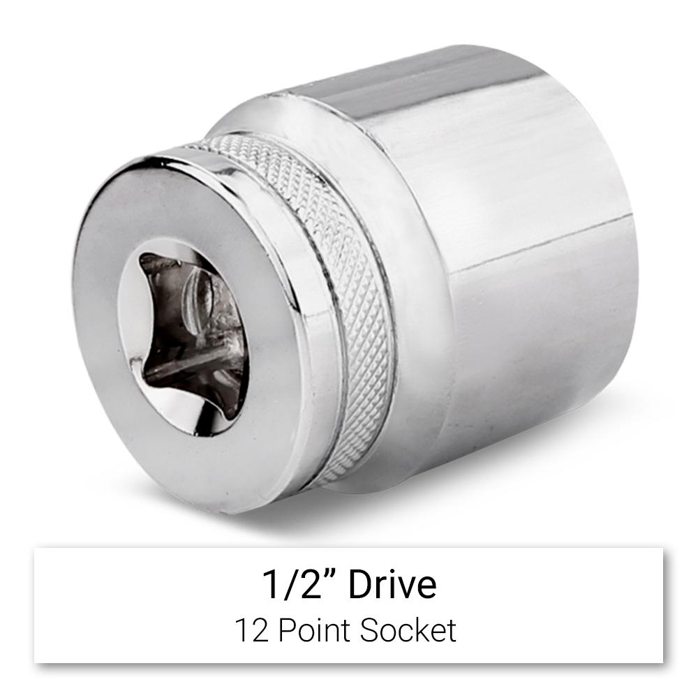 Daytona D1219SS 1/2" Drive 12 Point 19mm Metric Socket