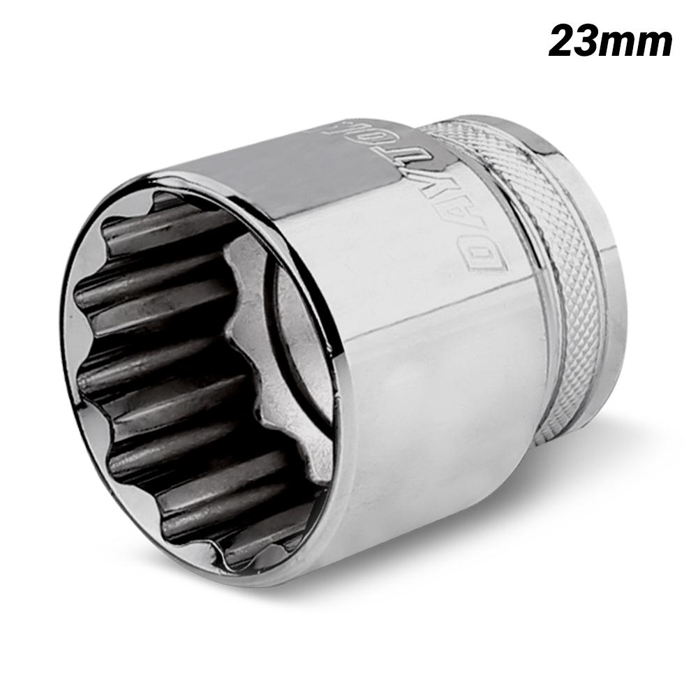 Daytona D1223SS 1/2" Drive 12 Point 23mm Metric Socket