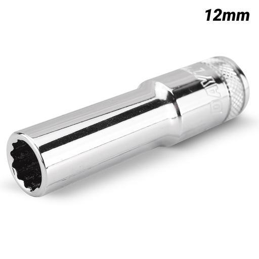Daytona D1212DS 1/2" Drive 12 Point 12mm Metric Deep Socket