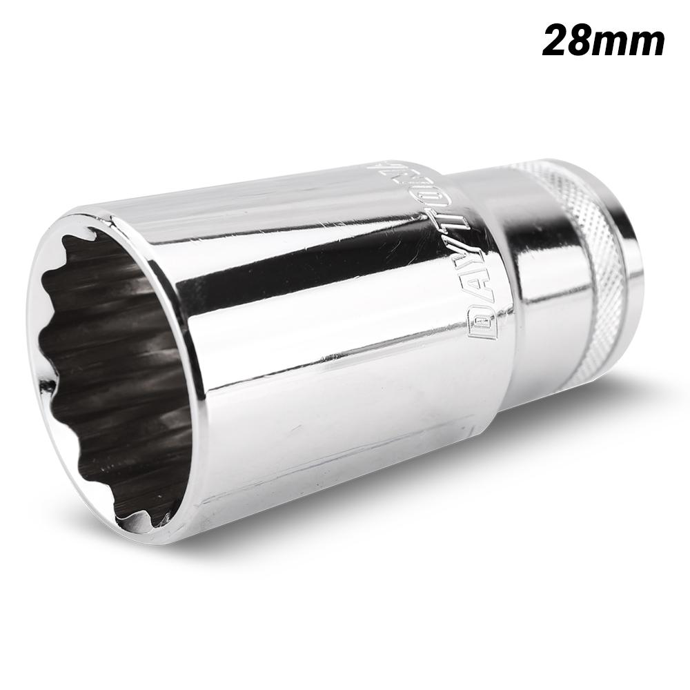 Daytona D1228DS 1/2" Drive 12 Point 28mm Metric Deep Socket