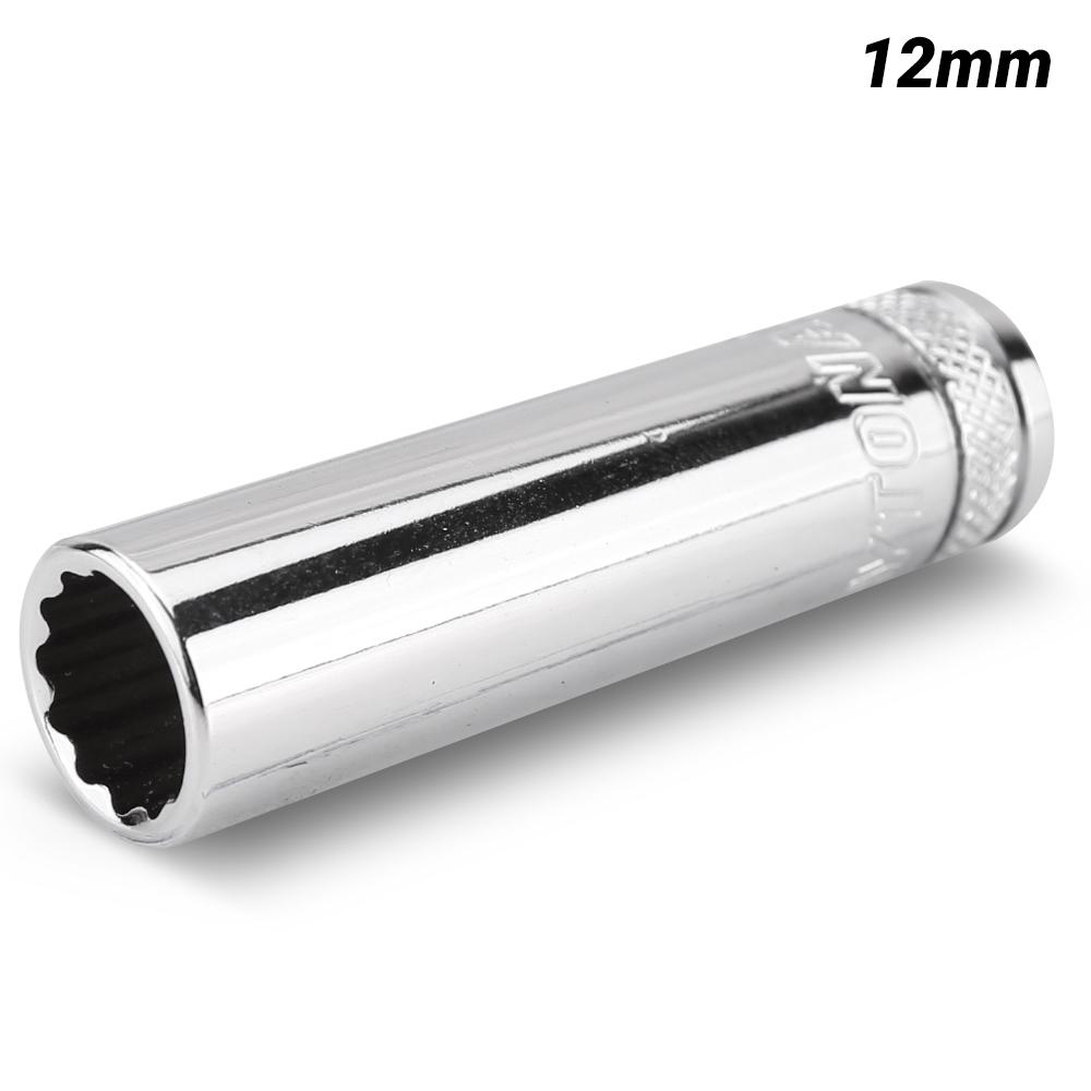 Daytona D1412DS 1/4" Drive 12 Point 12mm Metric Deep Socket