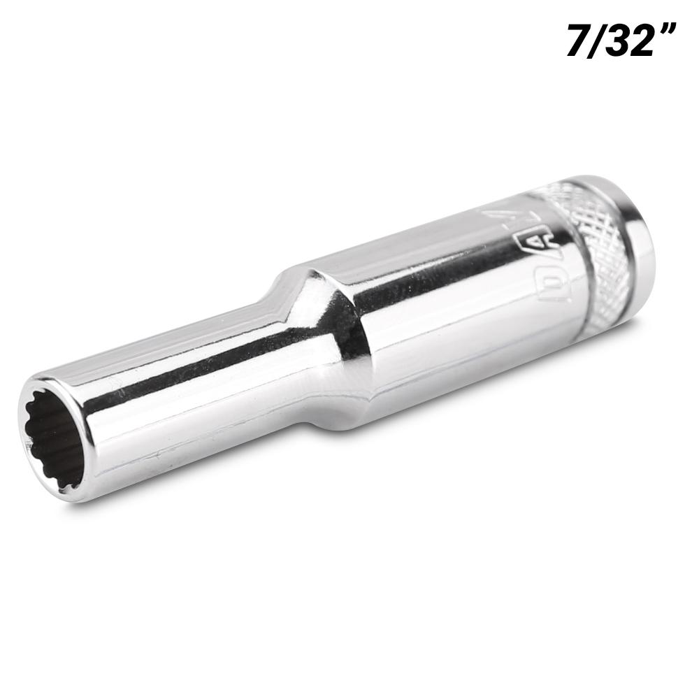 Daytona D14732DS 1/4" Drive 12 Point 7/32" AF Imperial Deep Socket