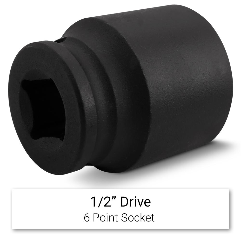 Daytona D2712I 1/2" Drive 6 Point Metric 27mm Impact Socket