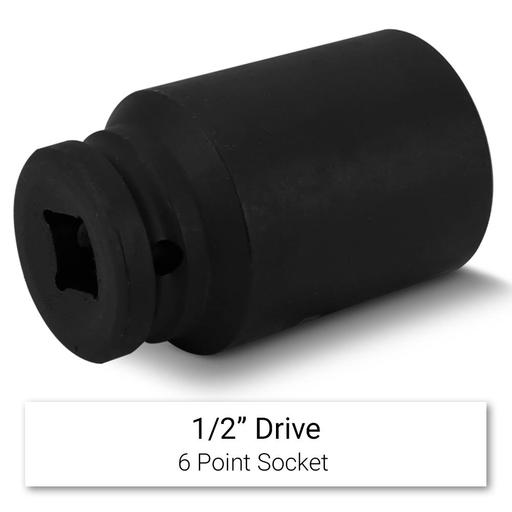 Daytona DD3512 1/2" Drive 6 Point Metric 35mm Deep Impact Socket