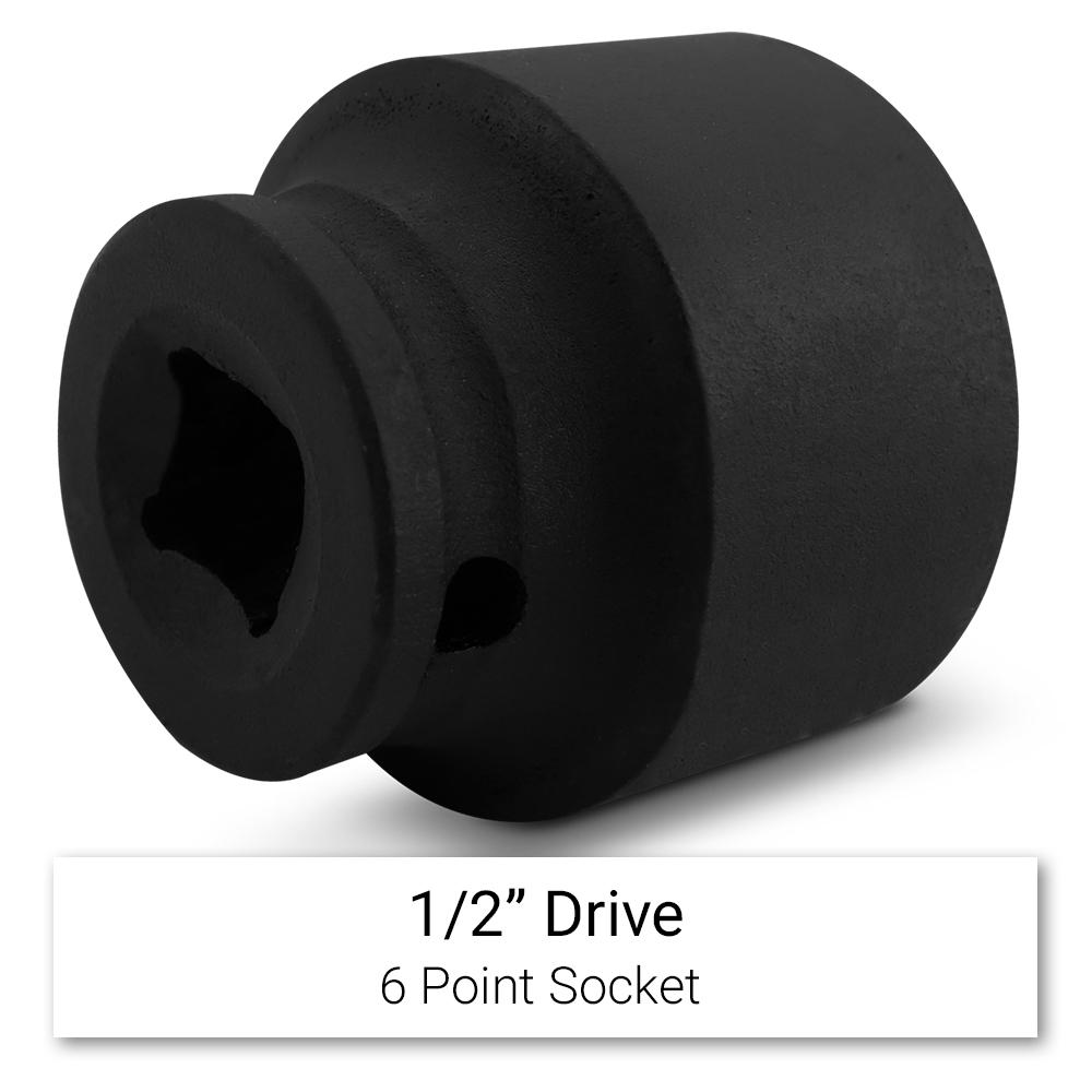 Daytona D3512I 1/2" Drive 6 Point Metric 35mm Impact Socket