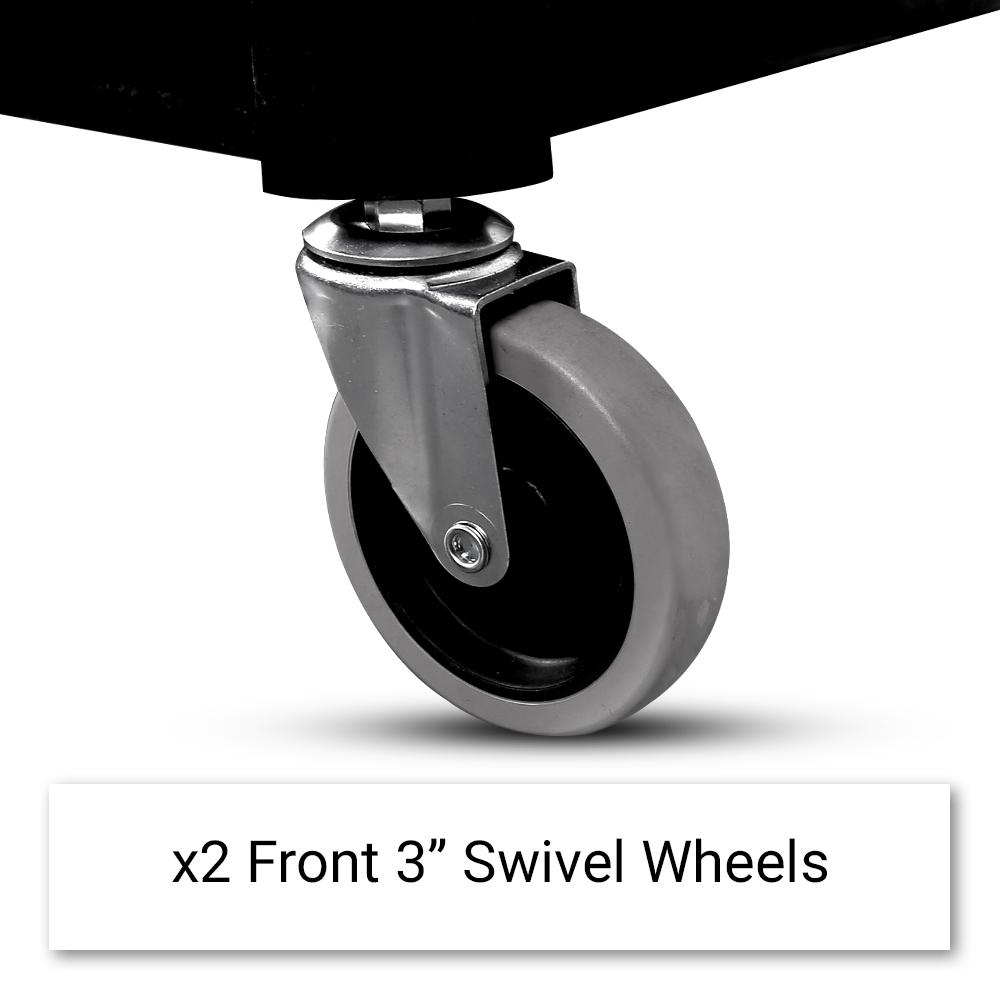 Daytona DP32T Professional 3 Shelf Two Handle Tool Cart