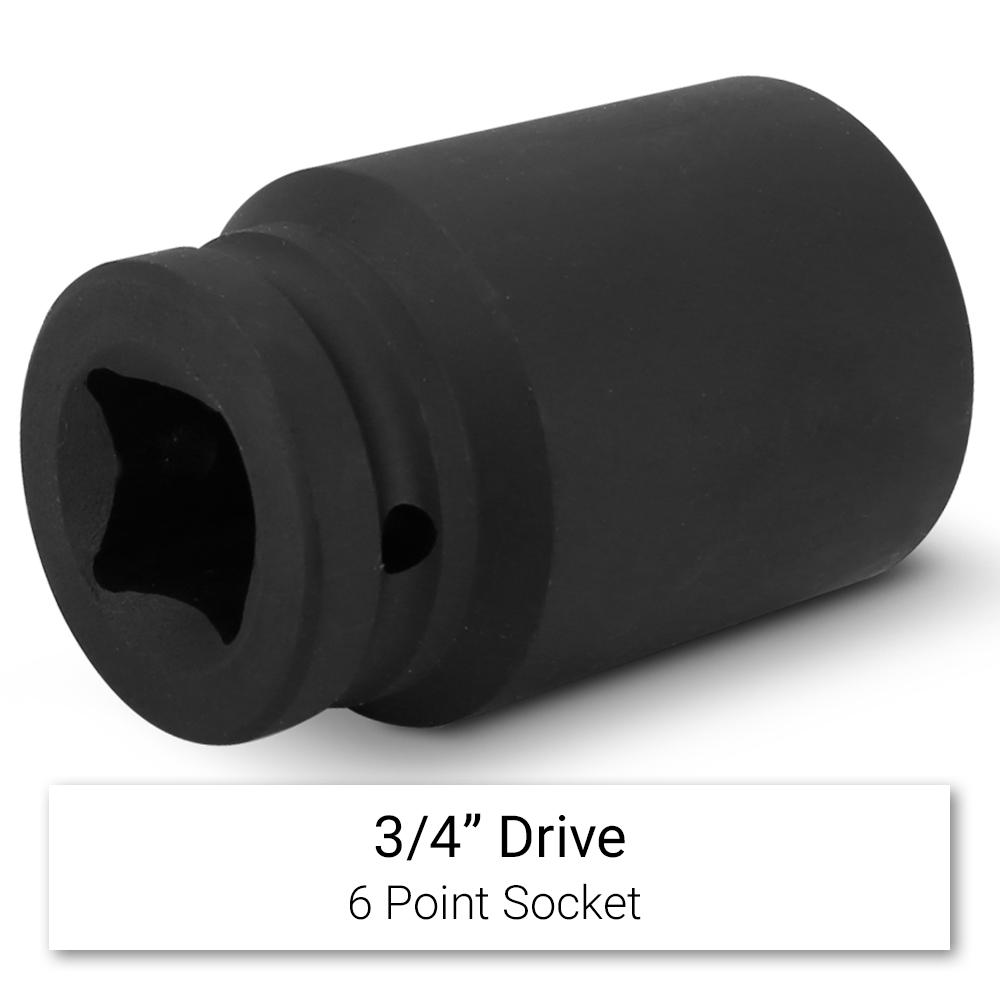 Daytona D3437S 3/4" Drive 6 Point Metric 37mm Deep Impact Socket