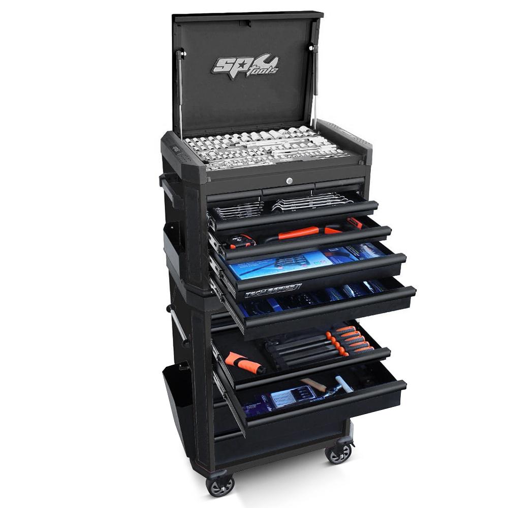 SP Tools SP52529D 356pce Metric/SAE Tool Kit In 14 Drawer Tech Series ...
