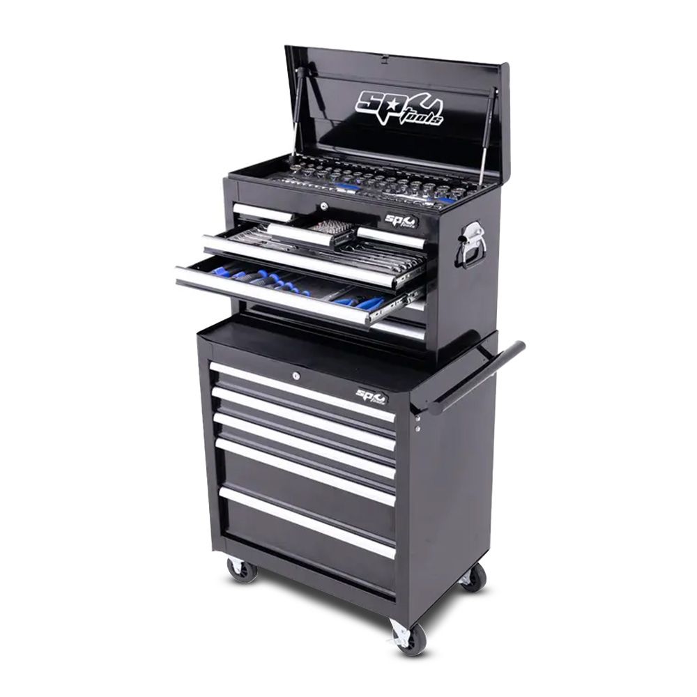 SP Tools SP50113 206pce Metric/SAE Tool Kit In 12 Drawer Custom Series ...