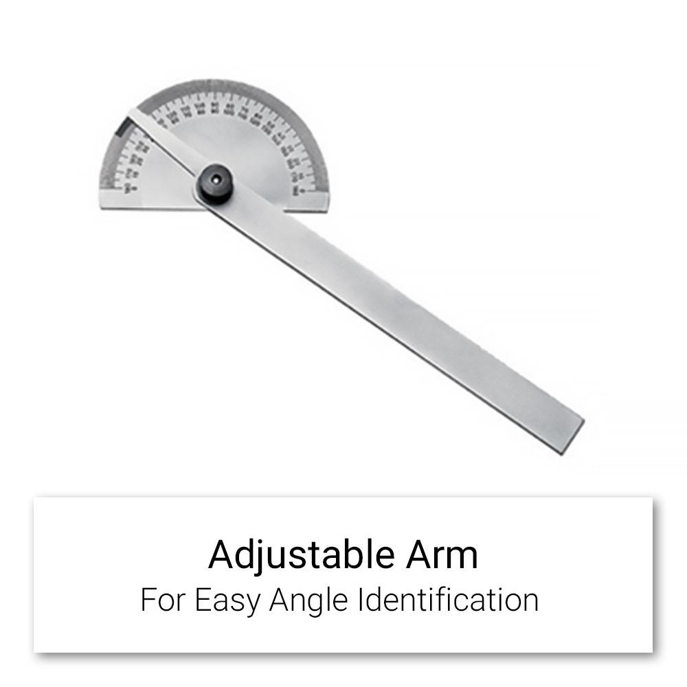 Intech MTPRORH Round Head Protractor