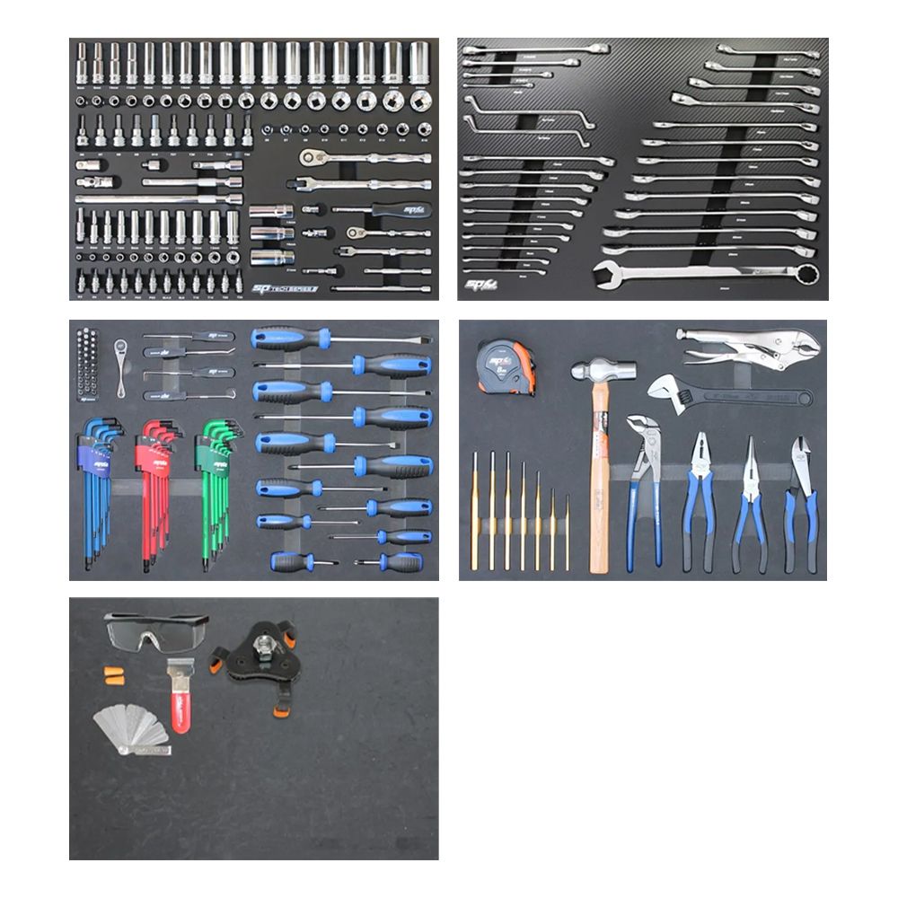 SP Tools SP52525D 230pce Metric Tool Kit In 7 Drawer Tech Series ...