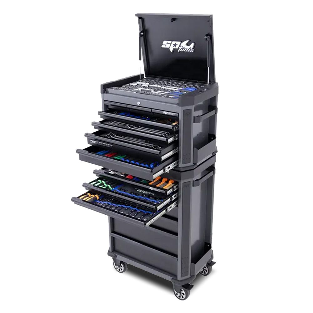 SP Tools SP50444D 629pce Metric/SAE Tool Kit In 14 Drawer Tech Series ...
