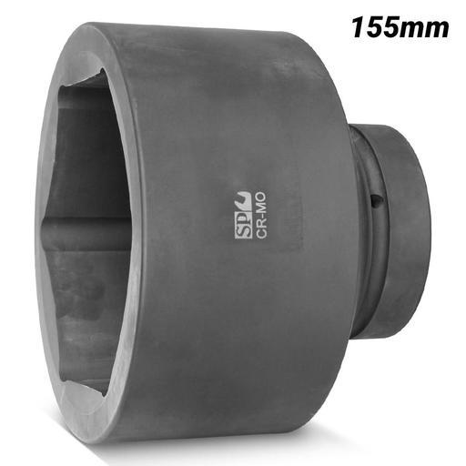 SP Tools SP27155 2-1/2" Drive 6 Point 155mm Metric Impact Socket