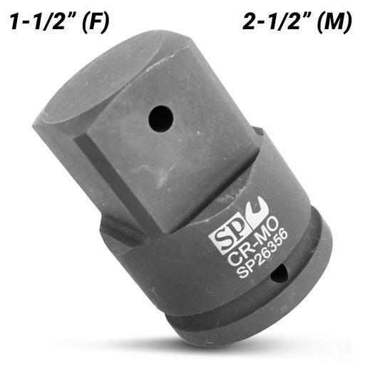 SP Tools SP26356 1-1/2" F - 2-1/2" M Impact Socket Adapter
