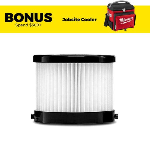 Milwaukee 016058002004 HEPA Dry Filter Set to suit 18V Compact Vacuum ...