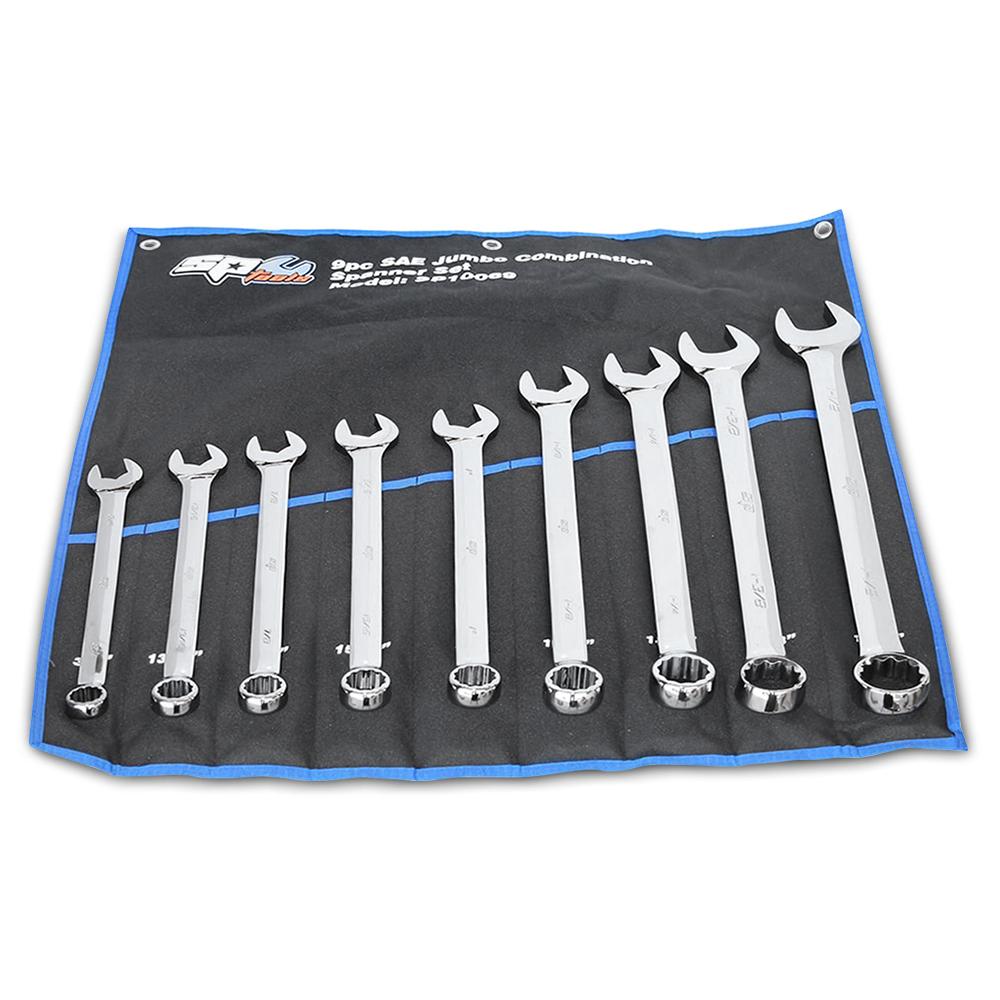 SP Tools SP10069 9pce SAE ROE Jumbo Combination Spanner Set