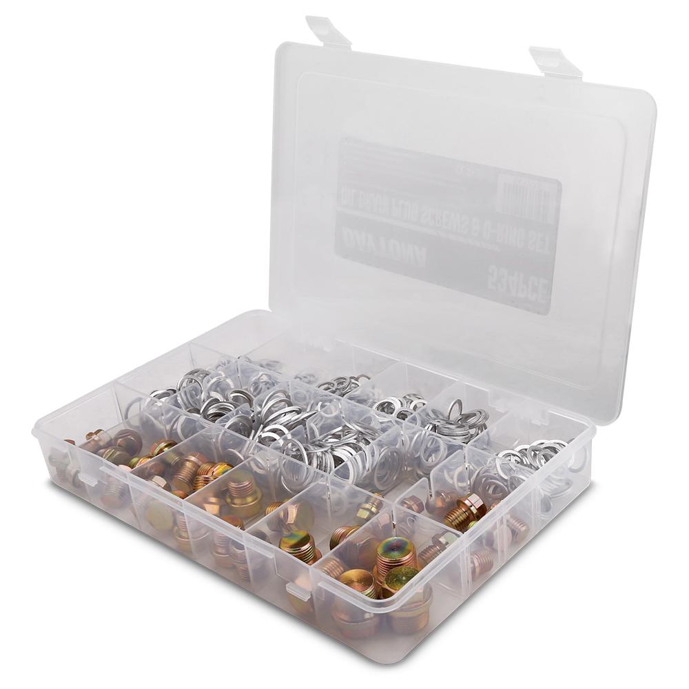 Daytona DDOIL 534pce Oil Drain Plug Screws & O-Ring Set