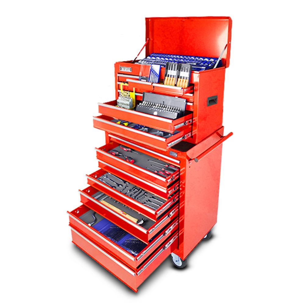 KC Tools 105TK 258pce Combination Box 6 Drawer Top Chest and 7 Drawer ...