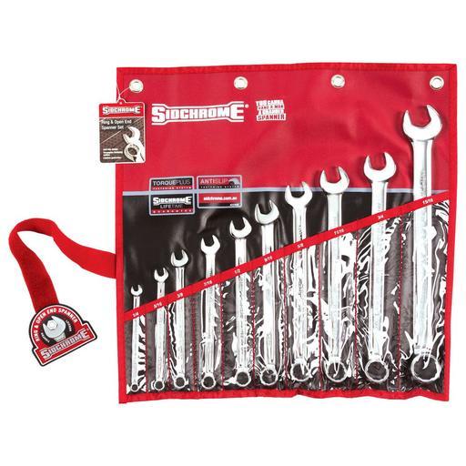 Sidchrome Combination Ring Spanner Sets | Sydney Tools