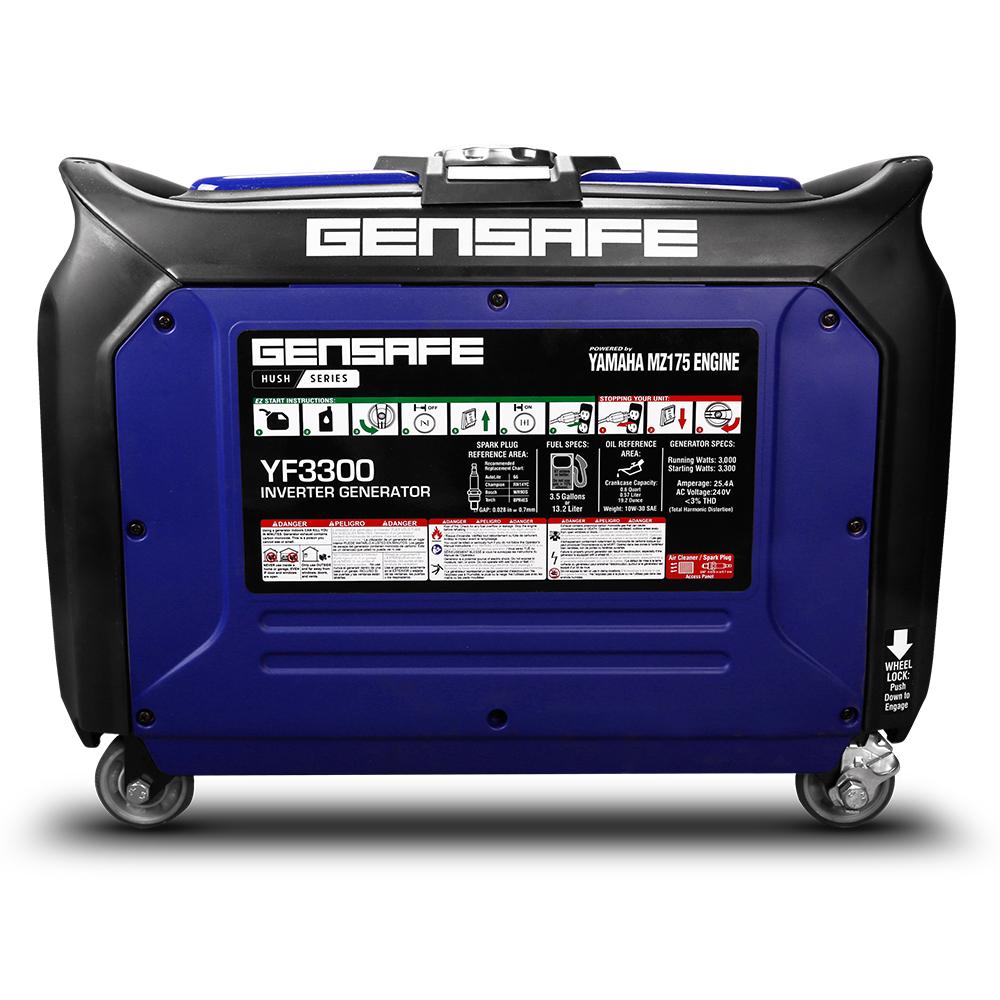Gensafe YF3300KIT 2-Pack 3kw YAMAHA-MZ175 Petrol Portable Inverter ...
